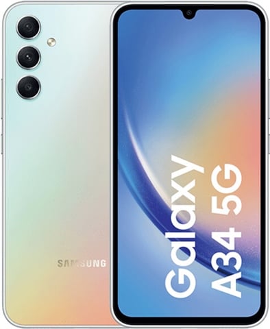 Samsung Galaxy A34 5G Dual Sim (8GB+128GB) Awesome Silver, Unlocked B - CeX (UK): - Buy, Sell ...